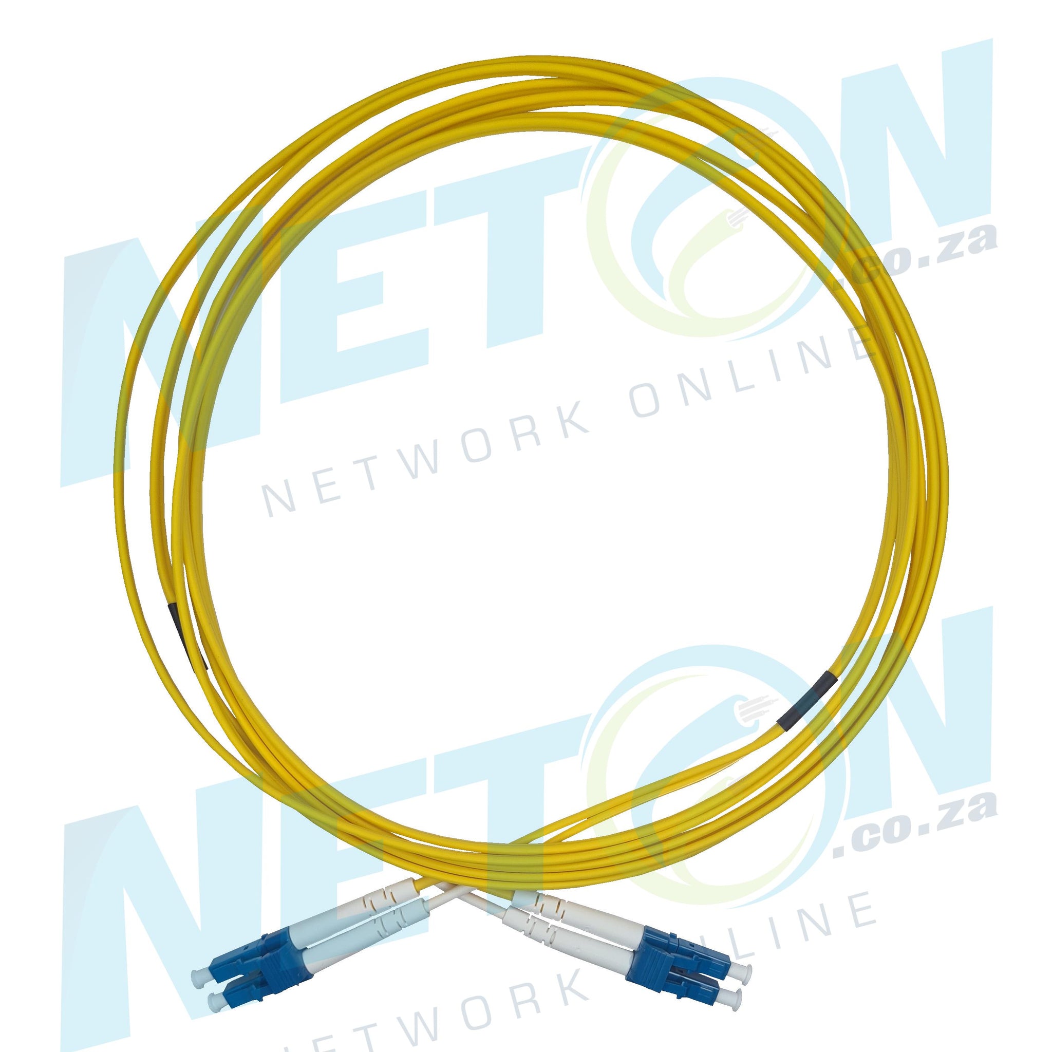 LC/UPC (Blue) - LC/UPC (Blue) Duplex SM Single Mode Fibre Patch Lead ...