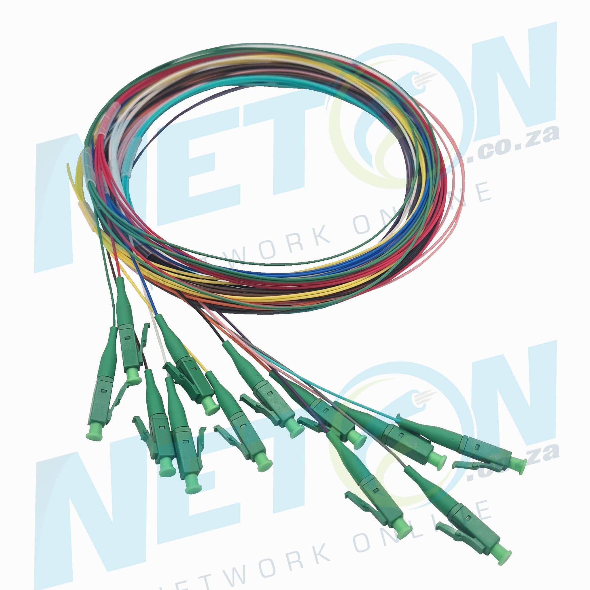 Colour Coded Set Single Mode Fibre Pigtails – Network Online