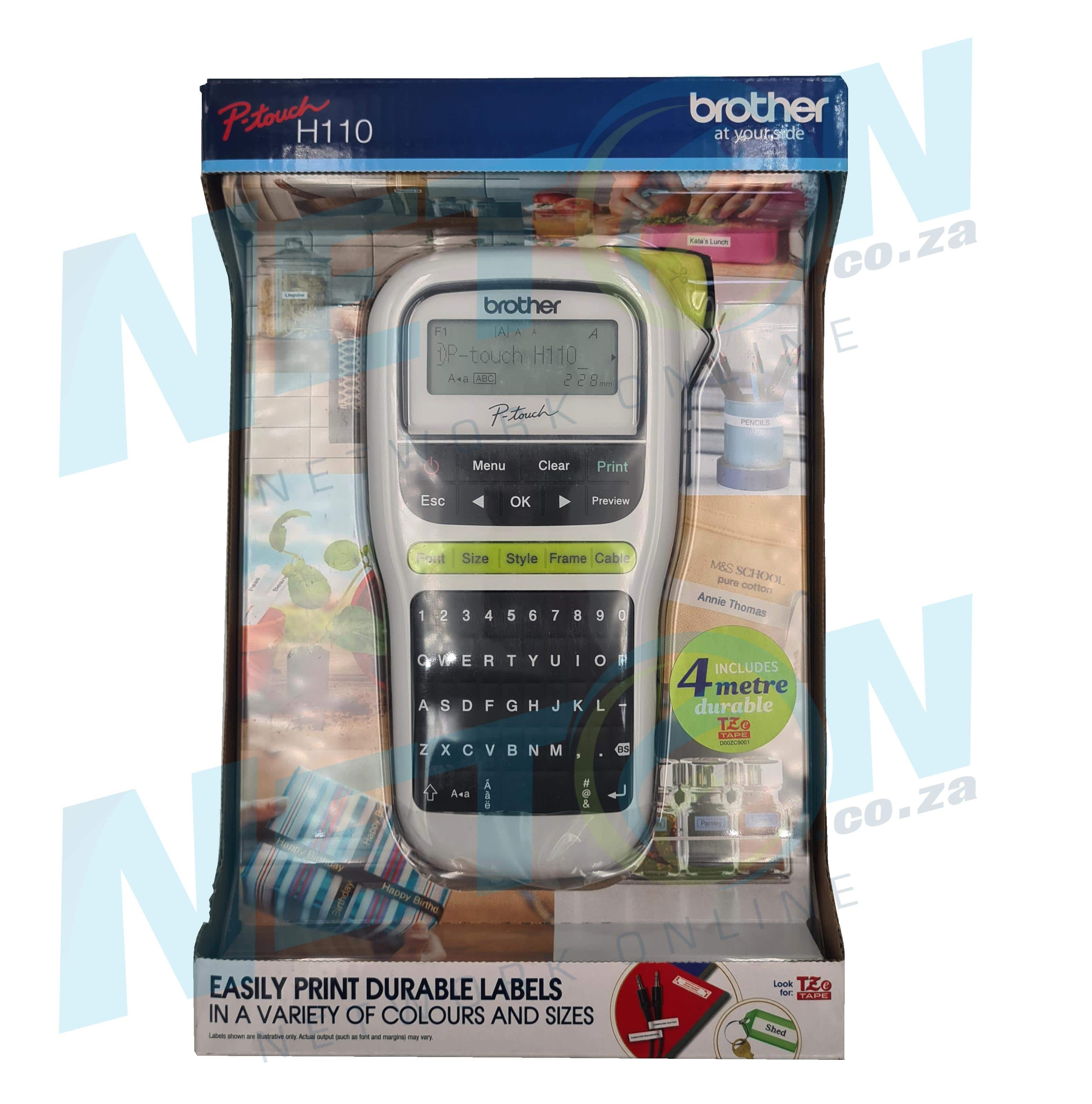Brother P-Touch H110 Label Machine – Network Online